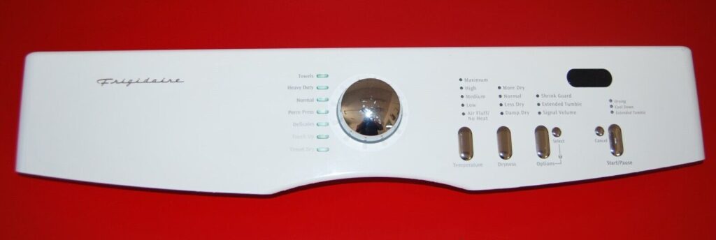 Frigidaire Dryer E68 - Button Stuck or Control Panel Issue